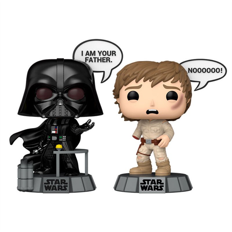 Figura Funko POP! Sayings: Star Wars - Darth Vader & Luke Skywalker (2 ...