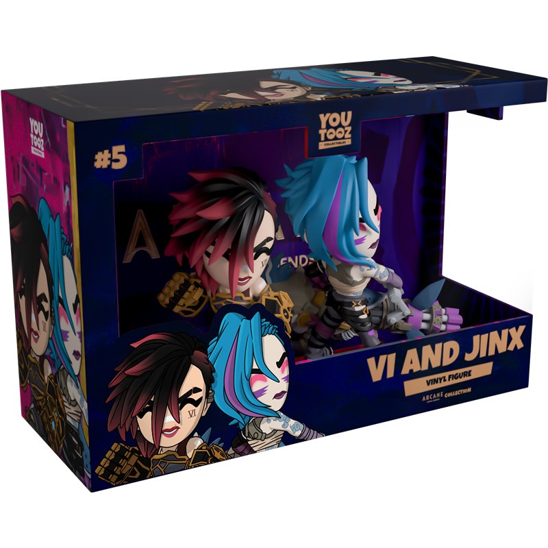 Figura Youtooz Arcane Vi and Jinx (2-Pack)