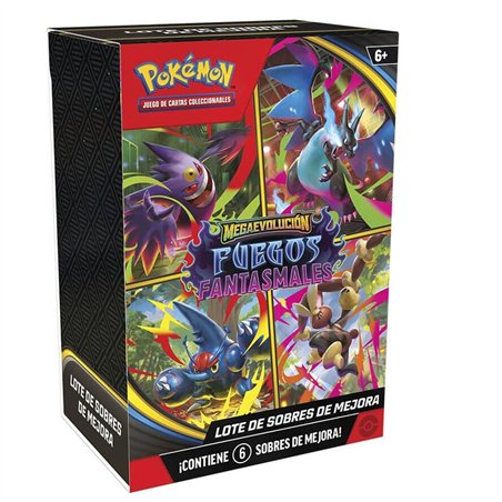 Cartas Pokémon TCG - Mega Evolution Phantasmal Flames Booster Bundle (ES)